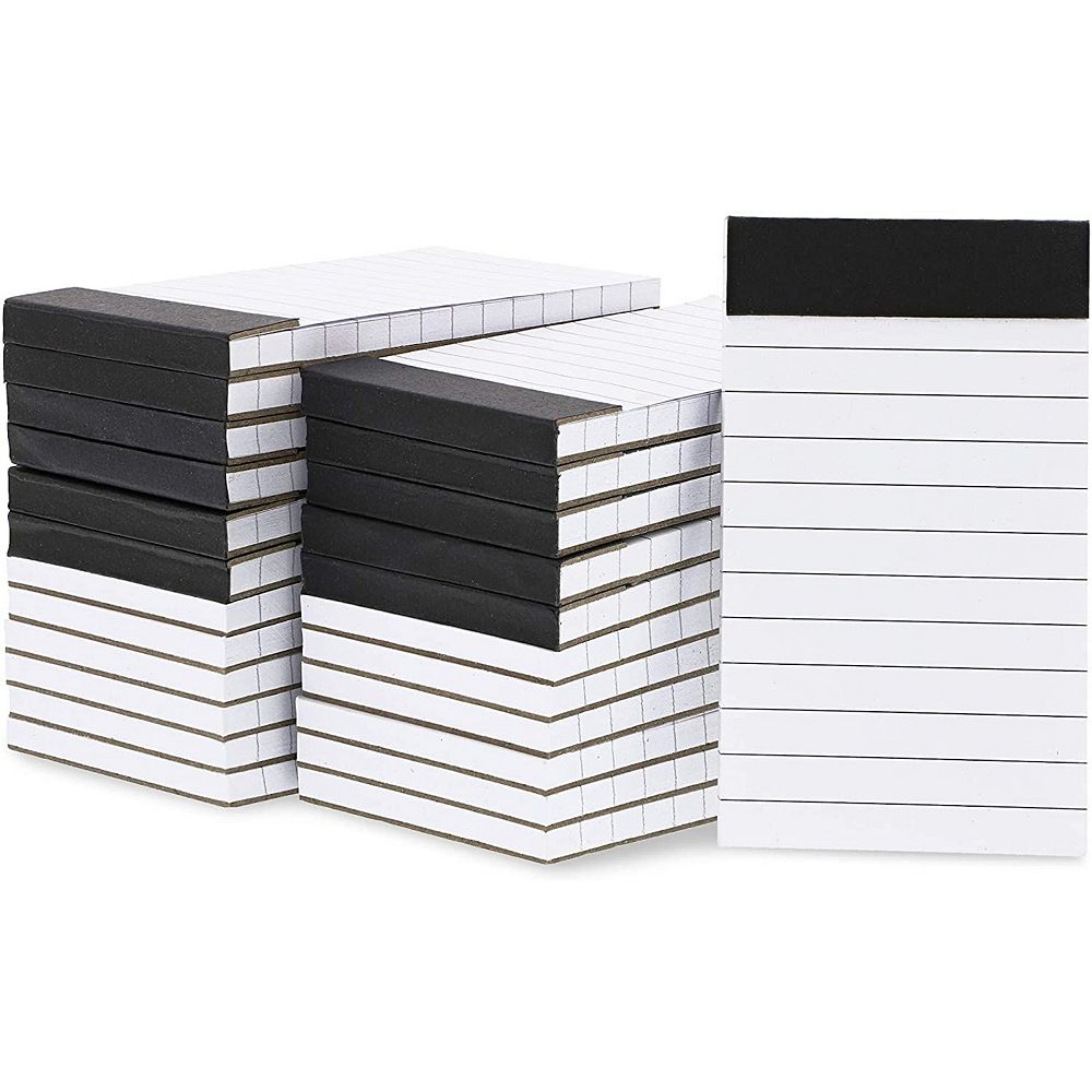 24Pack Mini Small Pocket Size Notepads Memo Pad Notebooks Lined Paper
