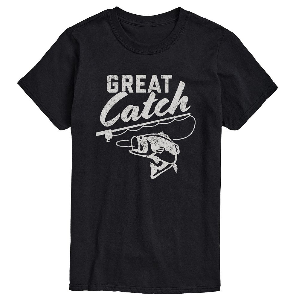 Big & Tall Great Catch Graphic Tee