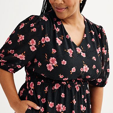 Plus Size Draper James Elbow Sleeve Dress