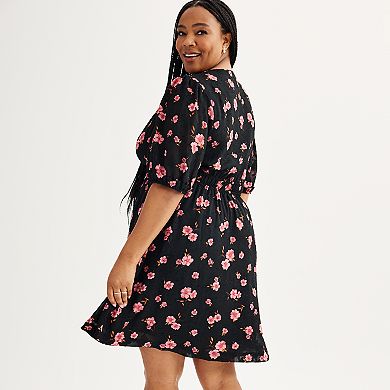 Plus Size Draper James Elbow Sleeve Dress