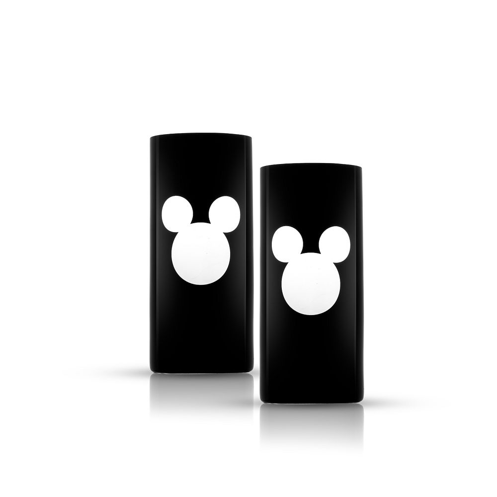 Disney's Luxury Mickey Mouse Crystal Highball Glass Set by JoyJolt
