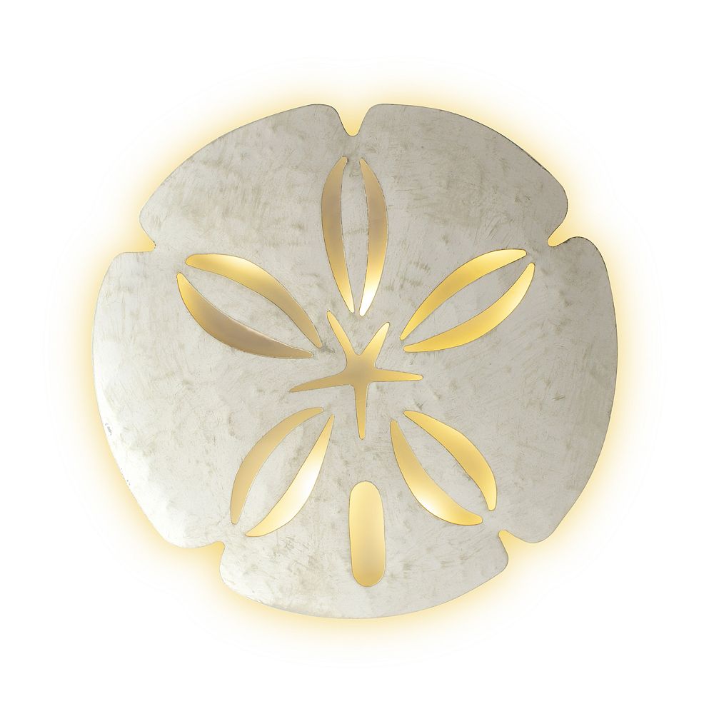 Studio 66 Seaside LED Sand Dollar Wall Decor