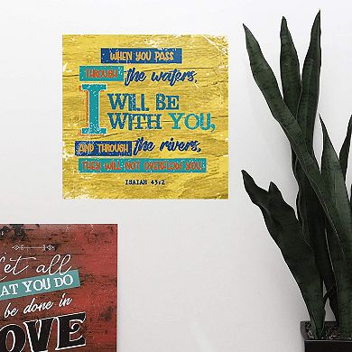 12 Pack Christian Bible Verse Posters, Motivational Religious Wall Art ...