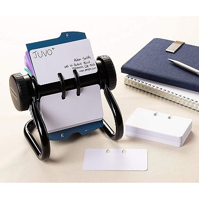 200 Blank Rotary File Card Refill (Holder & Divider Not Included) 4x2 ...