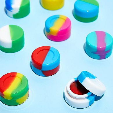 Non Stick Silicone Storage Jars (1.25 Inches, 25 Pack)