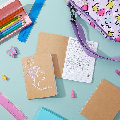 12-Pack A6 Notebook Set, 4x6 Journal with Kraft Paper Cover for Diary ...