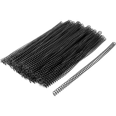 Black Spiral Binding Coils, Plastic Spines for 70 Sheets (12 in, 10mm ...