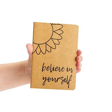 12 Pack Happiness-themed Journals Bulk Set, Kraft Paper Notebooks, 4 X ...