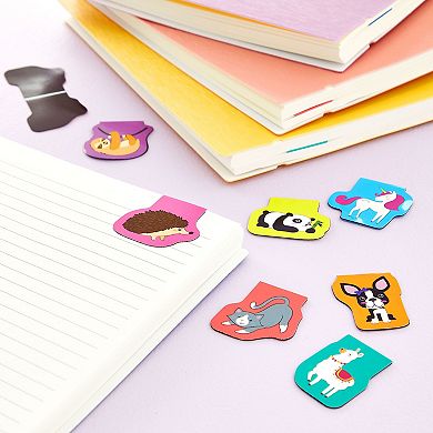 50-Pack Magnetic Bookmarks Clips for Kids, Bulk, 10 Animal Designs, 1 ...