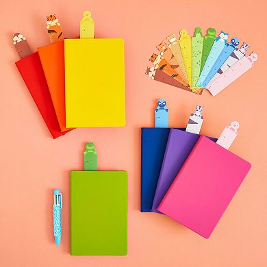 144 Piece Cute Jungle Animal Bookmarks Bulk for Kids with 4 Inch Ruler ...