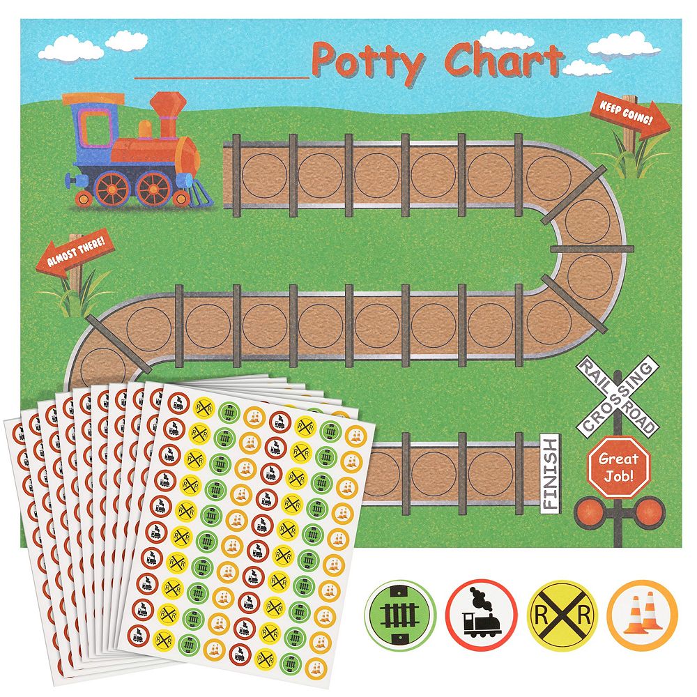 Potty Training Reward Chart - Pack of 50 Sheets and 800 Stickers, Train ...