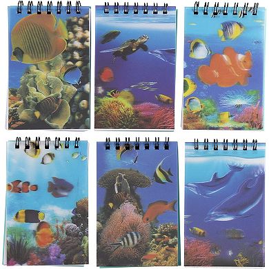 24 Spiral Notebook For Note Taking Lined Paper Kids Party Favor, 3D ...