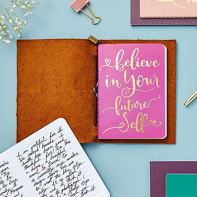 12 Pack Inspirational Notebooks With 56 Lined Pages, 6 Gold Foil ...