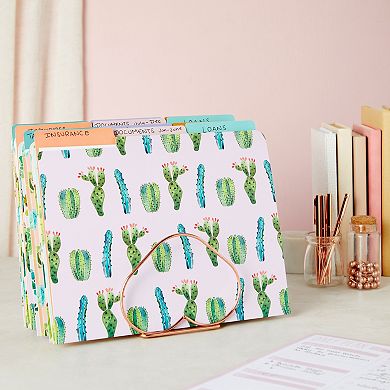 12 Pack Decorative 3 Tab File Folders, Letter Size, 1/3 Cut Tabs, 9 ...