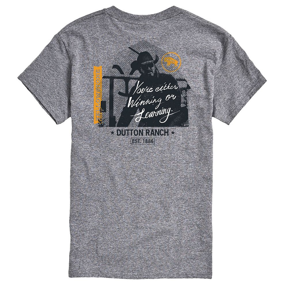 Big & Tall Yellowstone Winning or Learning Graphic Tee