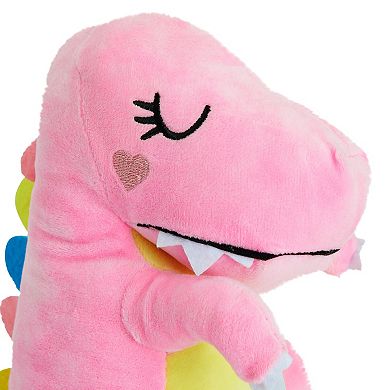 Small Pink Plush Dinosaur Stuffed Animal Toy for Gifts, 10 In Dinosaur ...