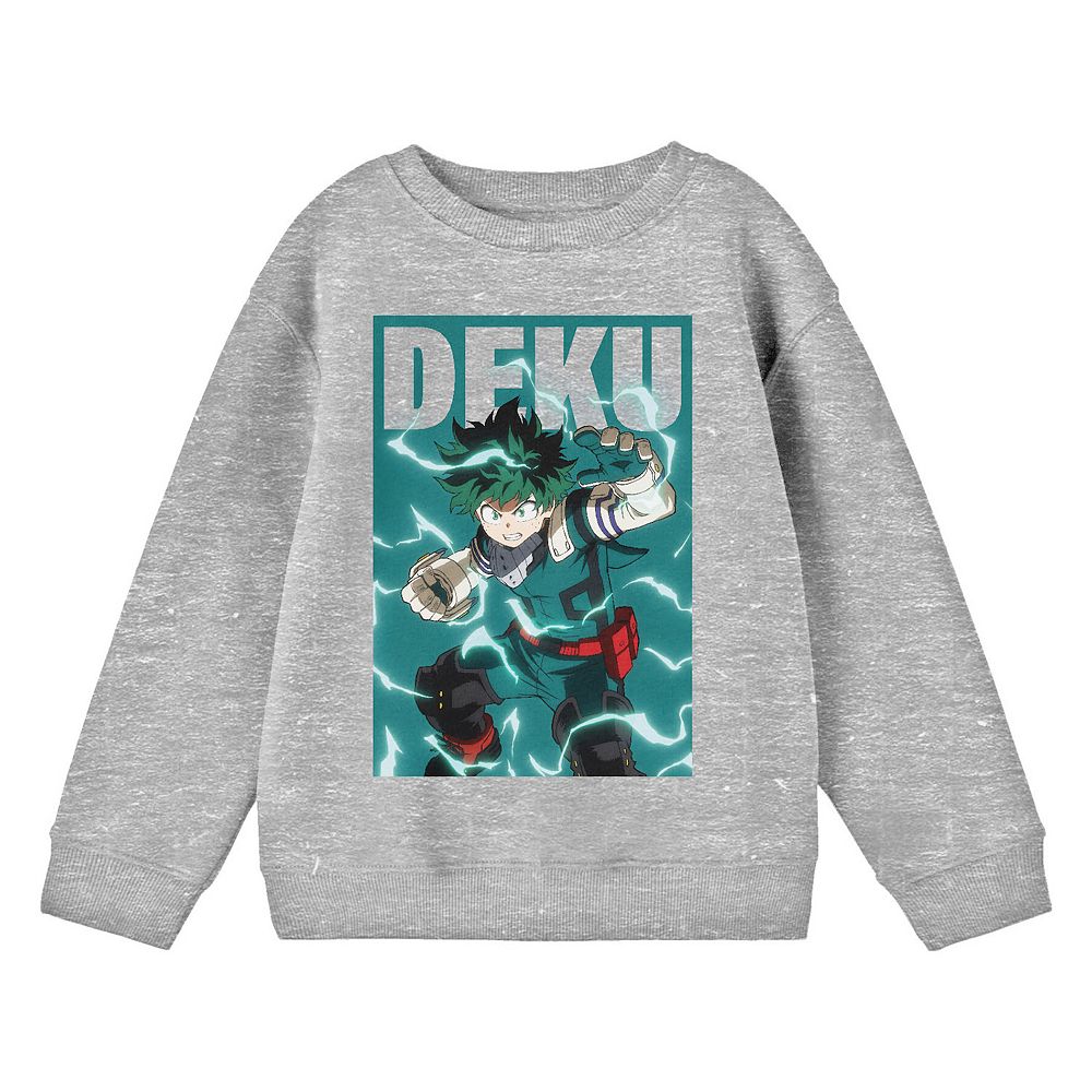 Boys 8-20 My Hero Academia Deku Sweatshirt
