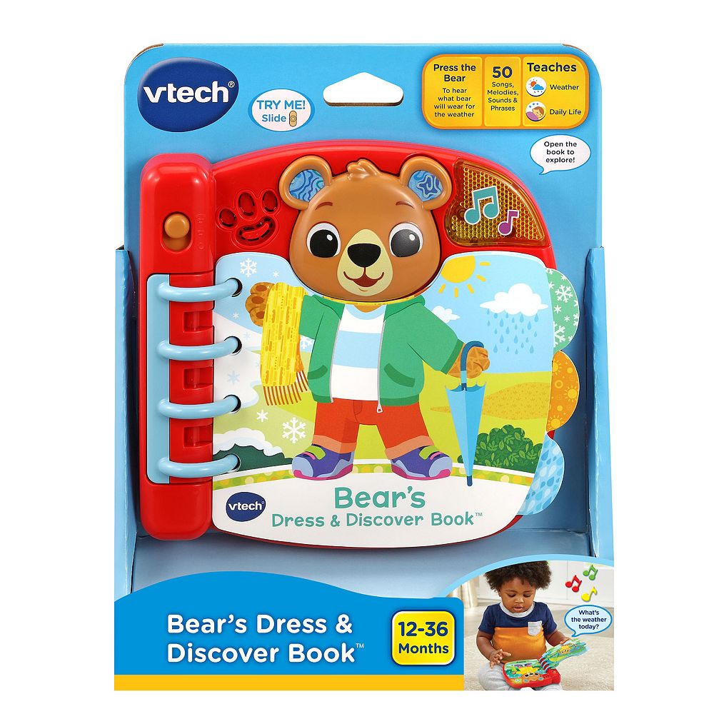 VTech Bear's Dress & Discover Book Toy