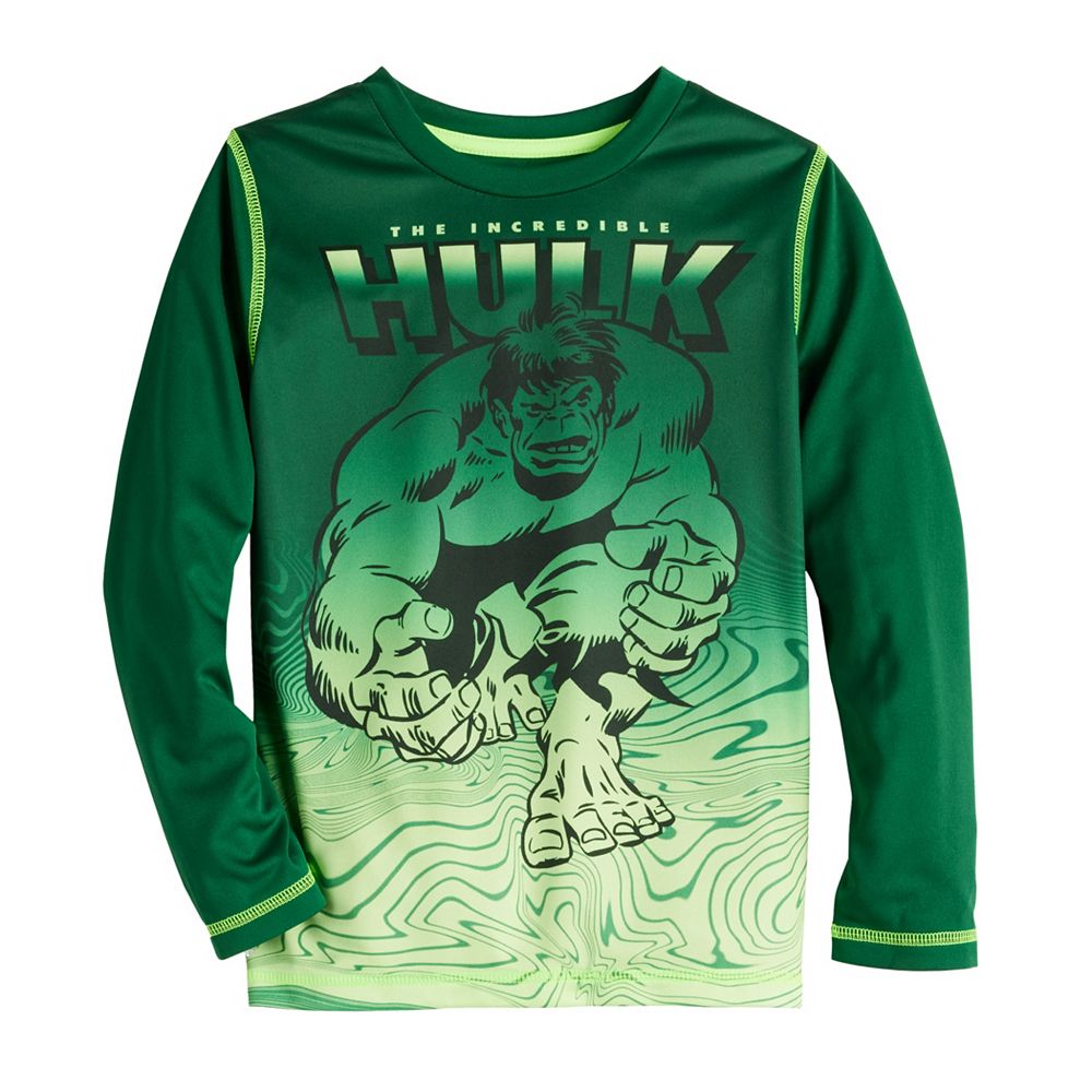 Boys 4-12 Jumping Beans® The Incredible Hulk Long Sleeve Active Tee
