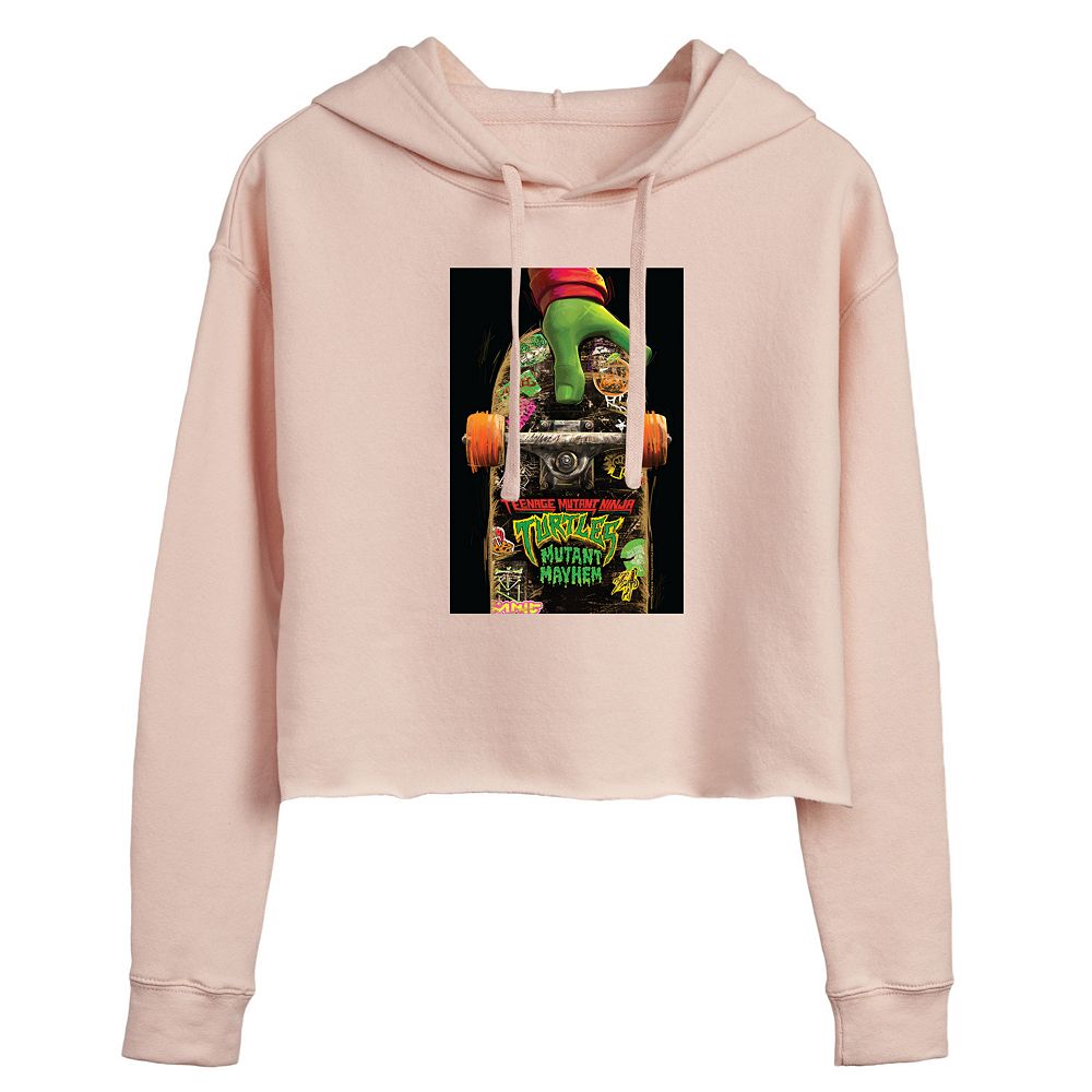 Juniors' TMNT Mutant Mayhem Crop Hoodie