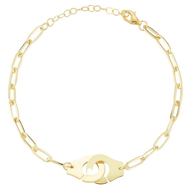 Sunkissed Sterling Handcuff Anklet