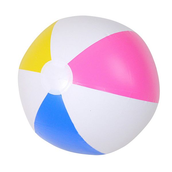 16" Inflatable 6-Panel Beach Ball Swimming Pool Toy