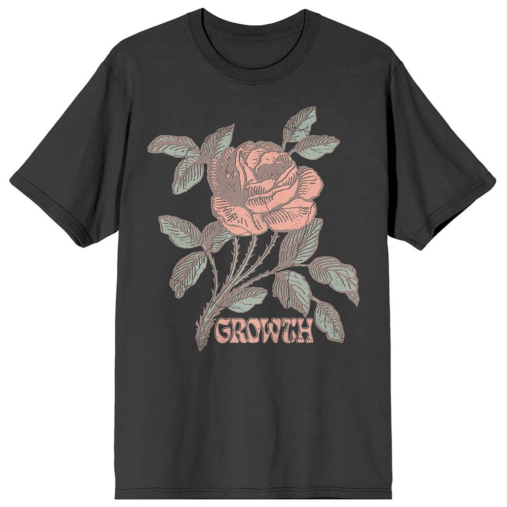 Men's Vintage Rose Positive Graphic Tee