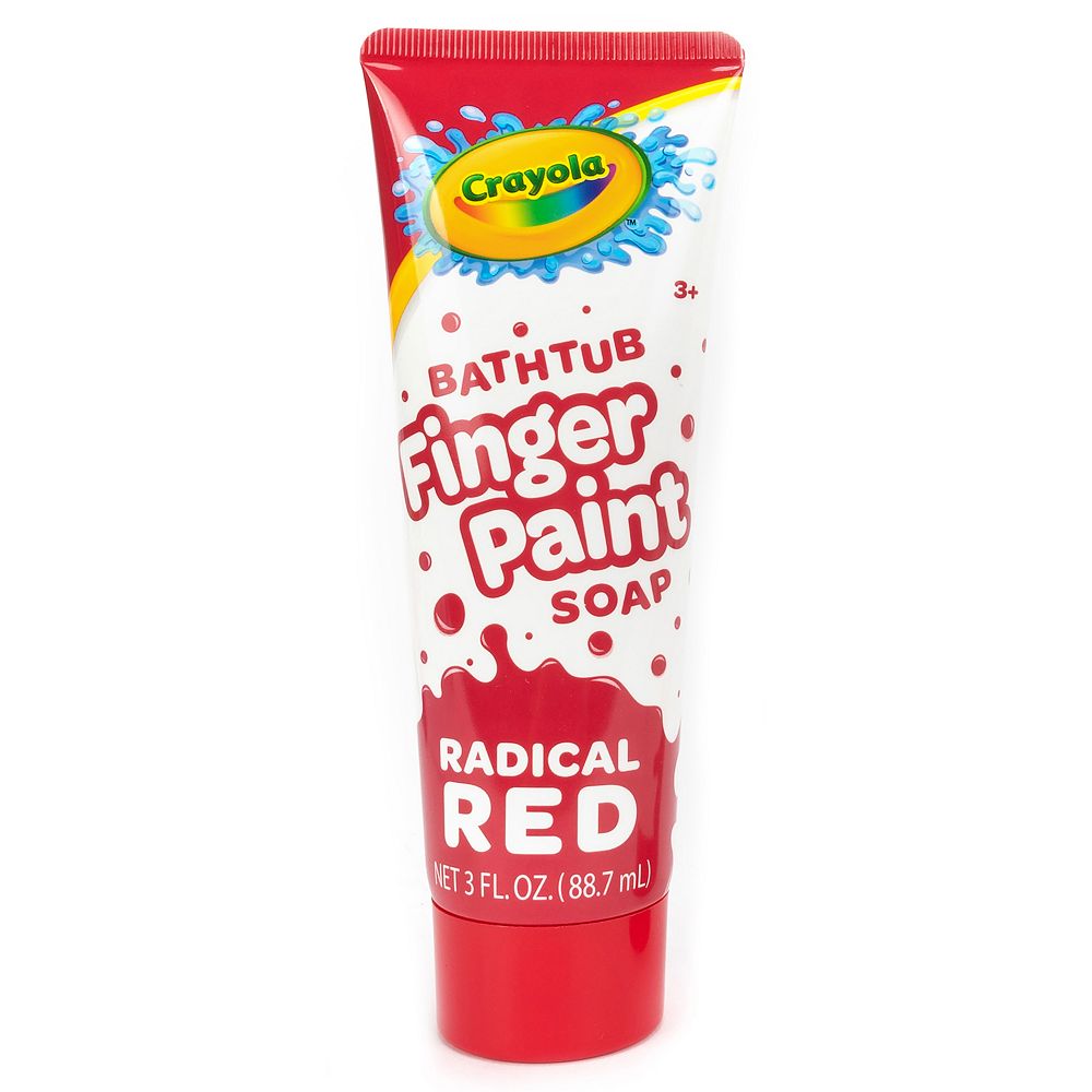 Crayola Bathtub Finger Paint Soap - Radical Red