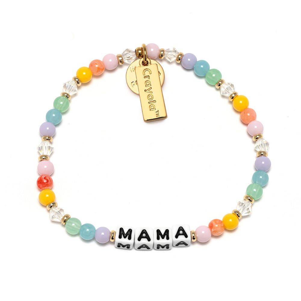 Crayola® x The Little Words Project "Mama" Beaded Stretch Bracelet