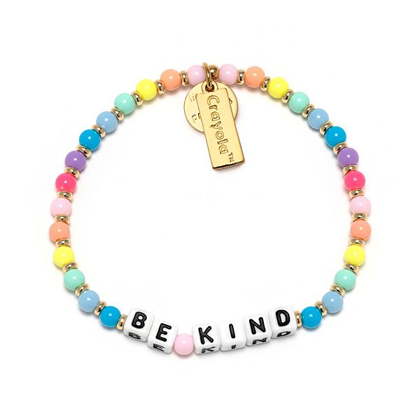 Crayola® x The Little Words Project "Be Kind" Beaded Stretch Bracelet