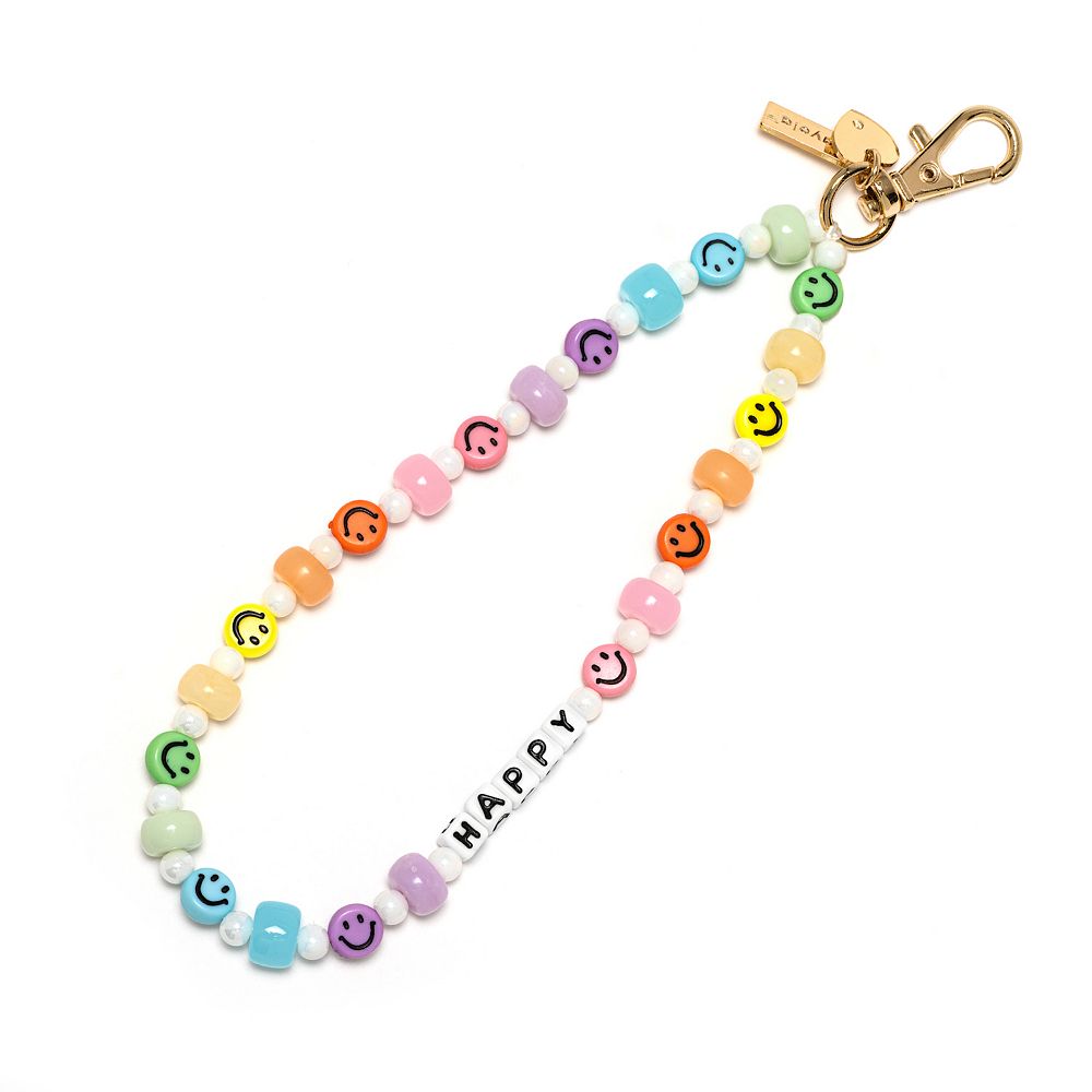 Crayola® x The Little Words Project "Happy" Beaded Keychain