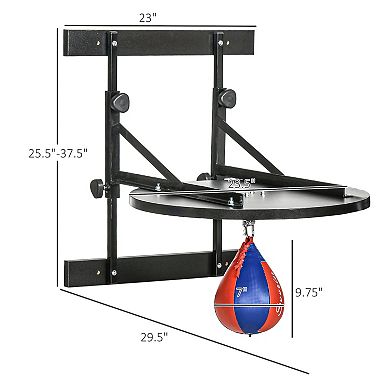 Speed Bag Platform, Wall Mounted Speed Bags For Boxing, Height Adjustable