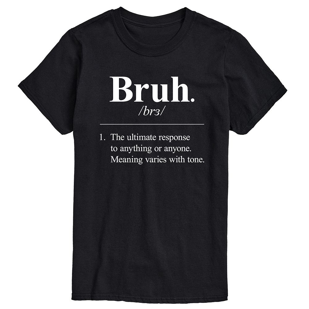 Men's Bruh Definition Graphic Tee