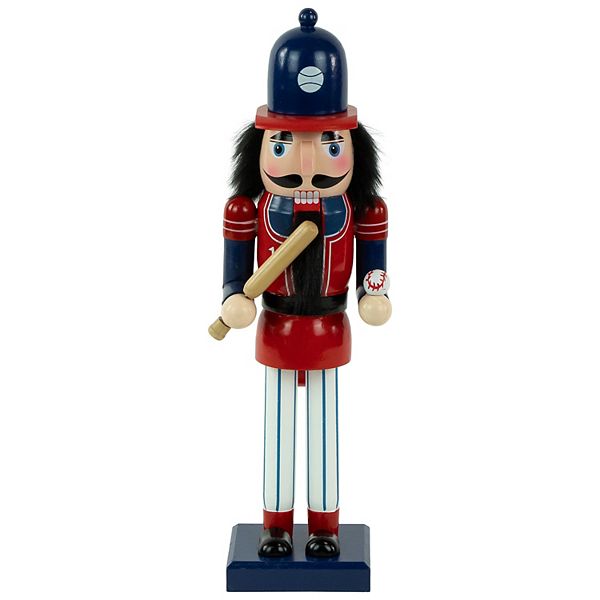 Northlight Baseball Player Christmas Nutcracker Table Decor