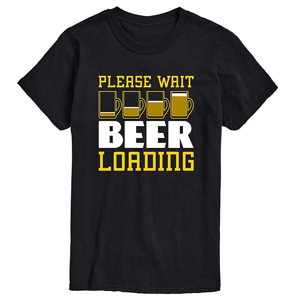 Men's Beer Loading Graphic Tee