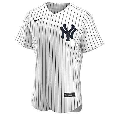 Men's Nike DJ LeMahieu White/Navy New York Yankees Home Authentic ...