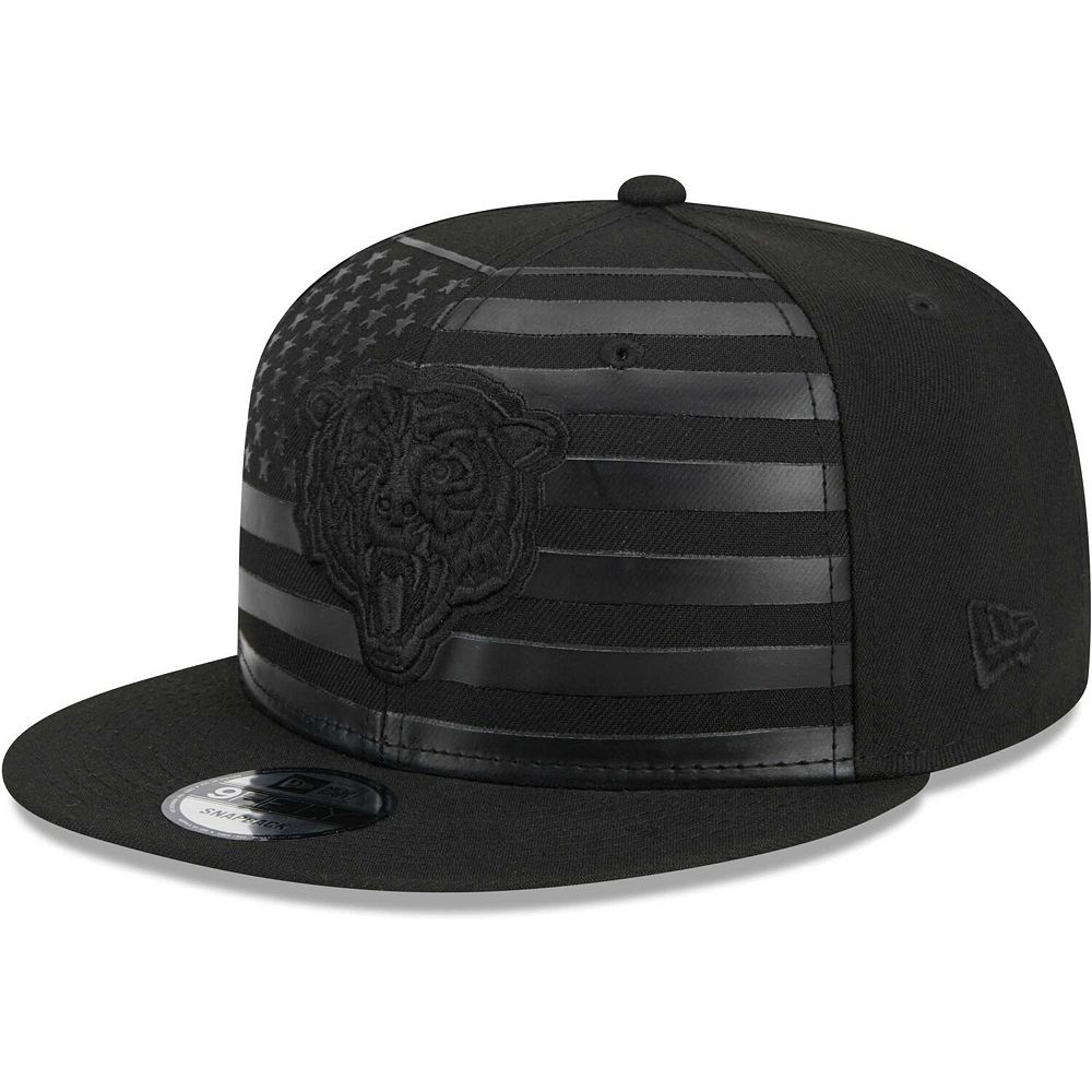 Men's New Era Black Chicago Bears Independent 9FIFTY Snapback Hat