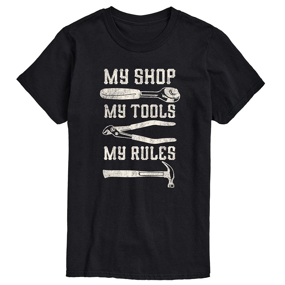 Men's My Shop My Tools My Rules Graphic Tee