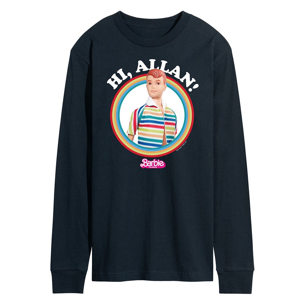 Men's Barbie Theatrical Hi Allan Long Sleeve Graphic Tee