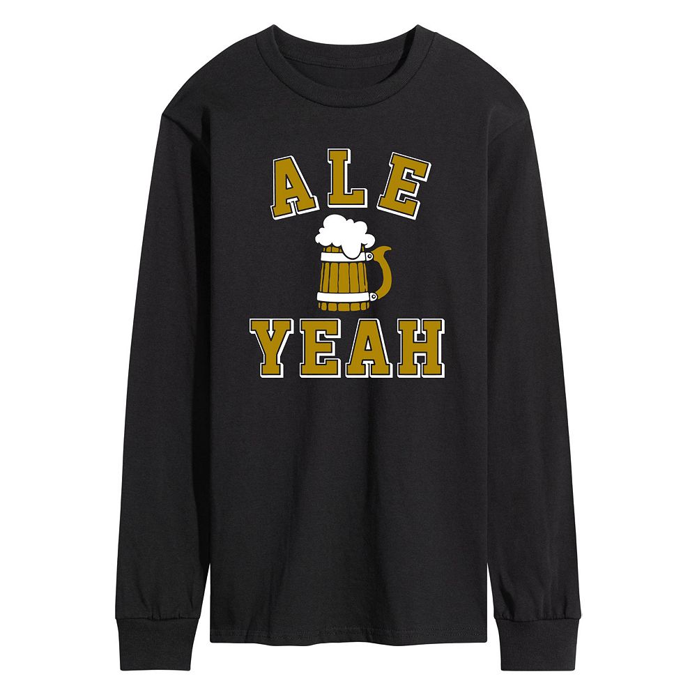 Men's Ale Yeah Long Sleeve Graphic Tee