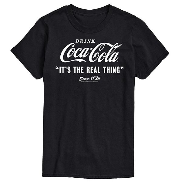 Men's Coca-Cola its the Real Thing Graphic Tee