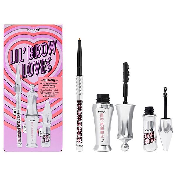 Benefit Cosmetics Lil' Brow Loves Mini Brow Pencil & Gel Value Set