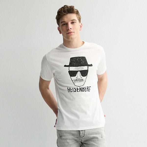 Mens Breaking Bad Heisenberg Sketch Graphic Tee