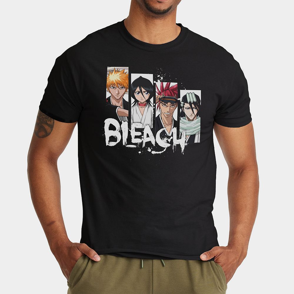 Men's Bleach Character Portraits Graphic Tee