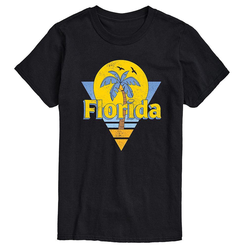 Big & Tall Retro Florida Logo Graphic Tee