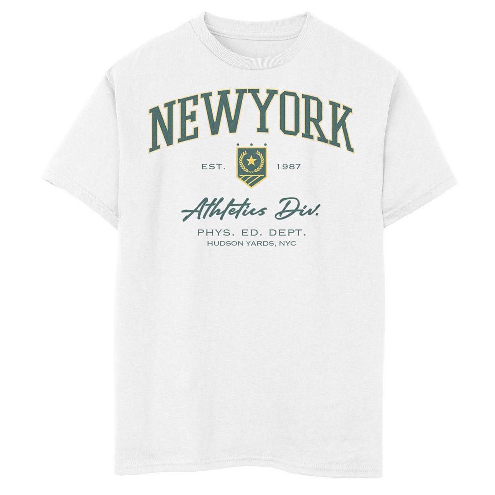 Boys 6-20 New York Est. 1987 Athletics Division Phys. Ed. Dept. Hudson ...