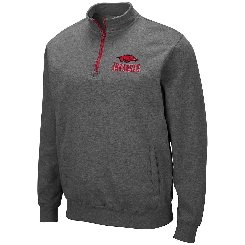 Men's Arkansas Razorbacks 1/4 Zip Fleece Sweatshirt