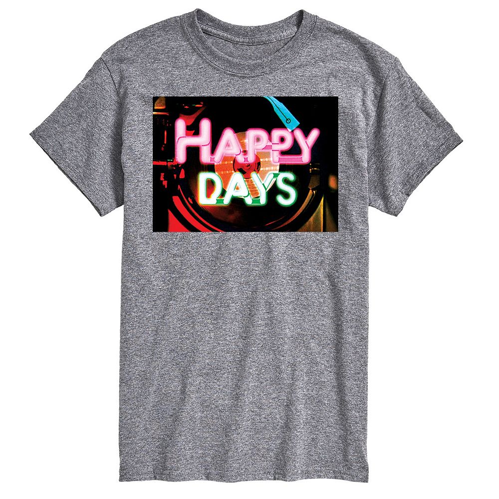 Men's Happy Days Jukebox Logo Graphic Tee
