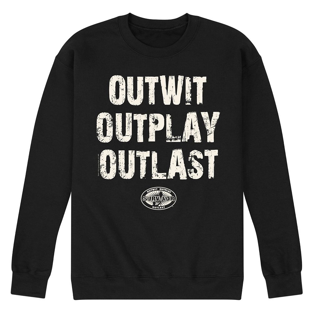 Men's Survivor Outwit Outplay Outlast Graphic Fleece