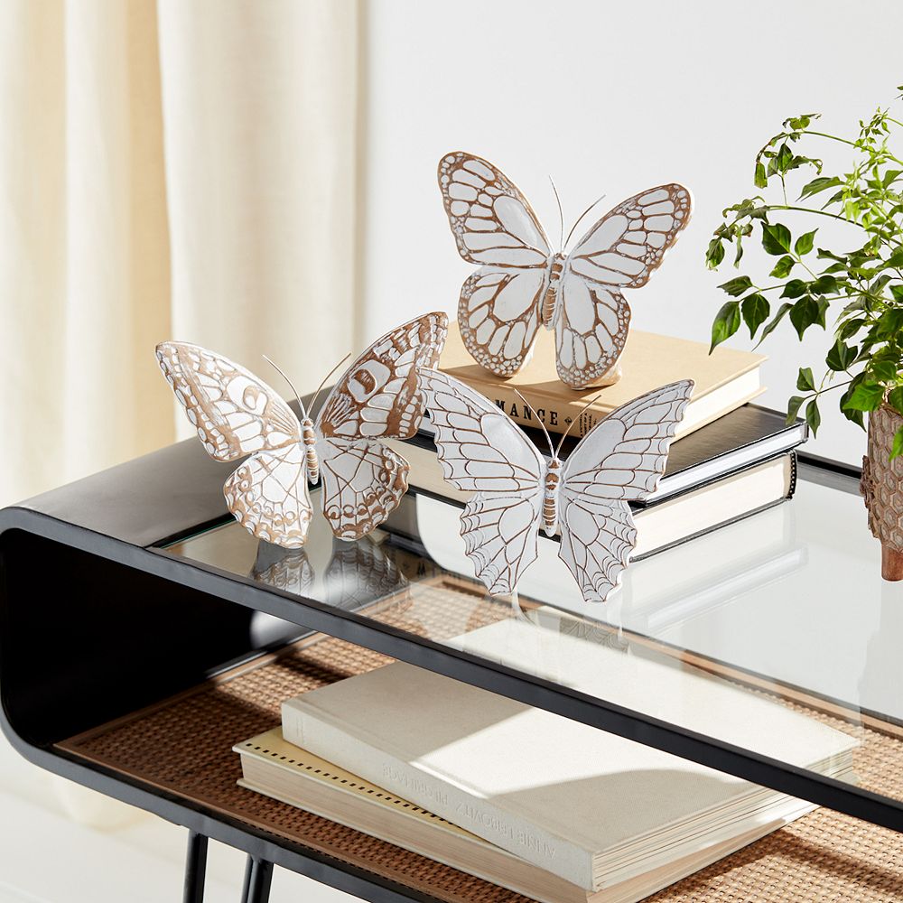 Melrose Butterfly Table Decor 3-piece Set